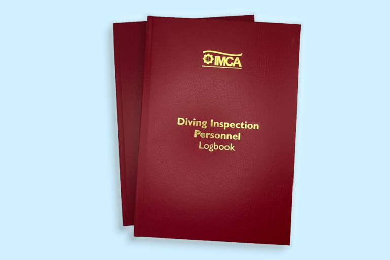 Diving inspection personnel logbook - IMCA Shop
