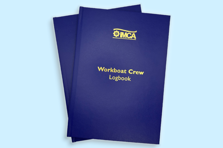 Workboat crew logbook - IMCA Shop